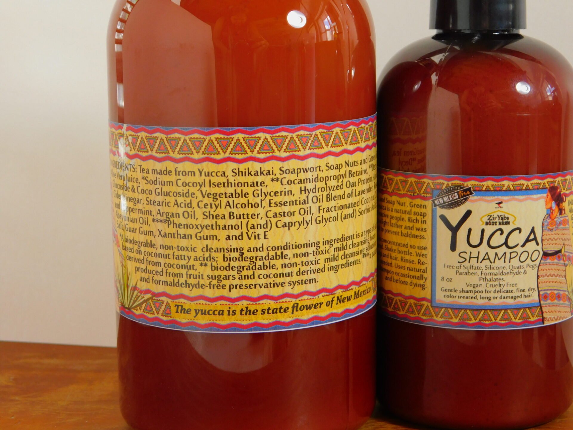 YUCCA SHAMPOO for Long, Strong, Full & Healthy Hair - Ziryabs Body Brew