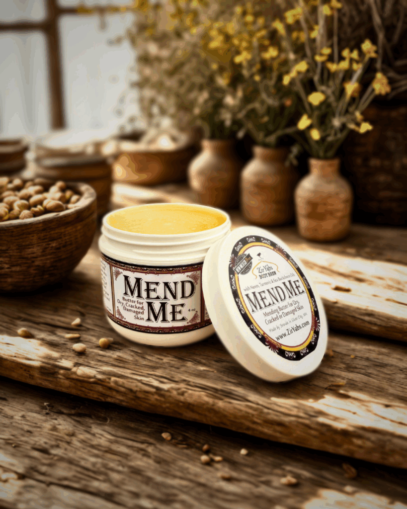 Mend Me LOTION for Dry Cracked Skin - Ziryabs Body Brew