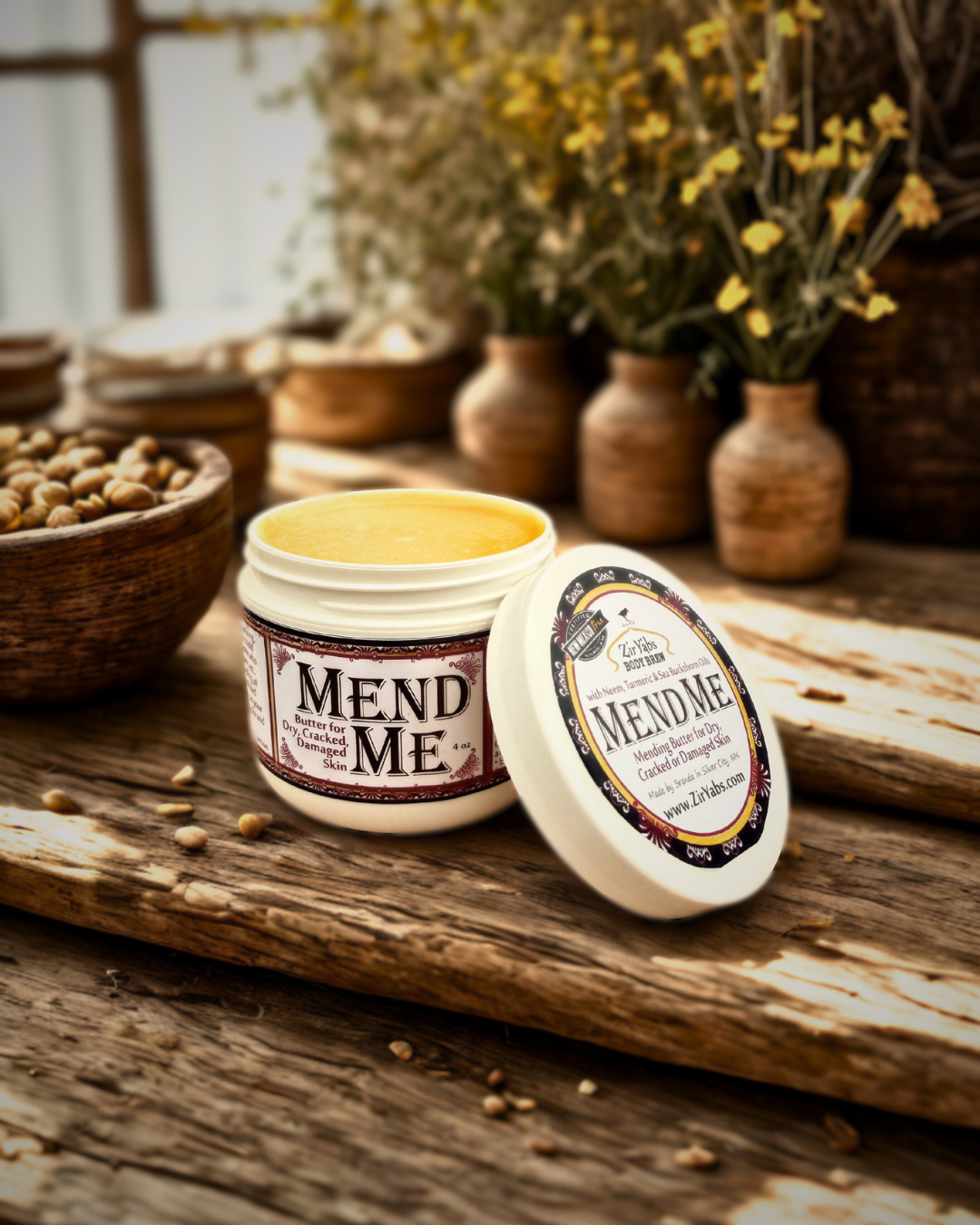 Mend Me LOTION for Dry Cracked Skin - Ziryabs Body Brew