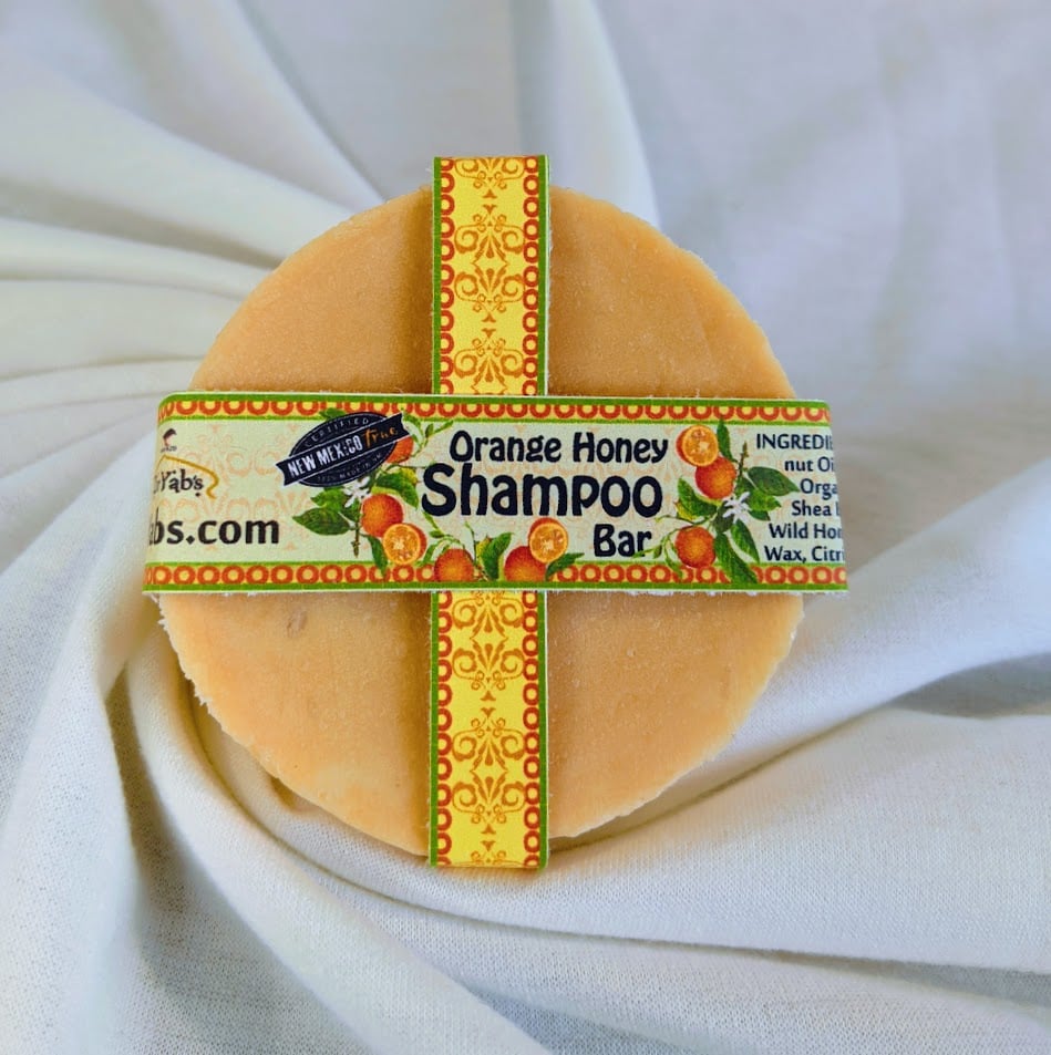 Traditional Orange Honey SHAMPOO BAR - Ziryabs Body Brew