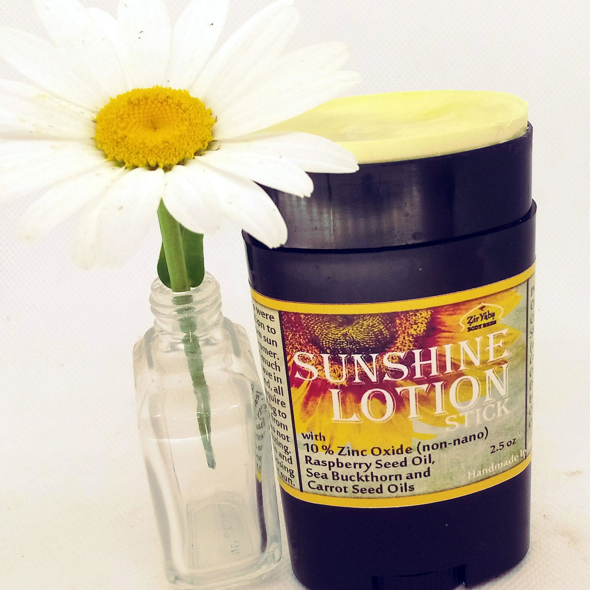Sunshine LOTION BAR with Natural Sunblock - Ziryabs Body Brew
