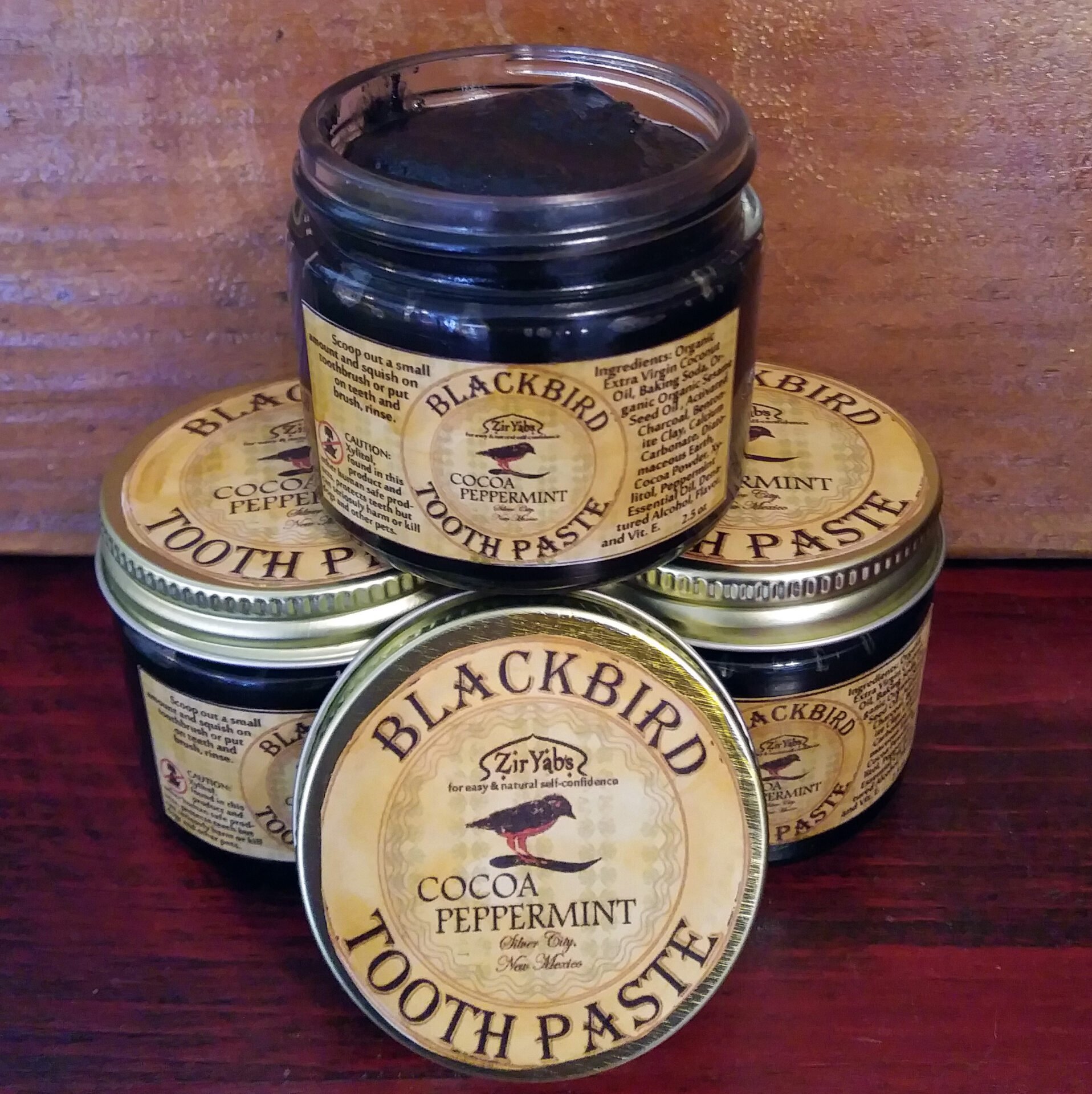 Remineralizing Cocoa Toothpaste with Activated Charcoal - Ziryabs Body Brew