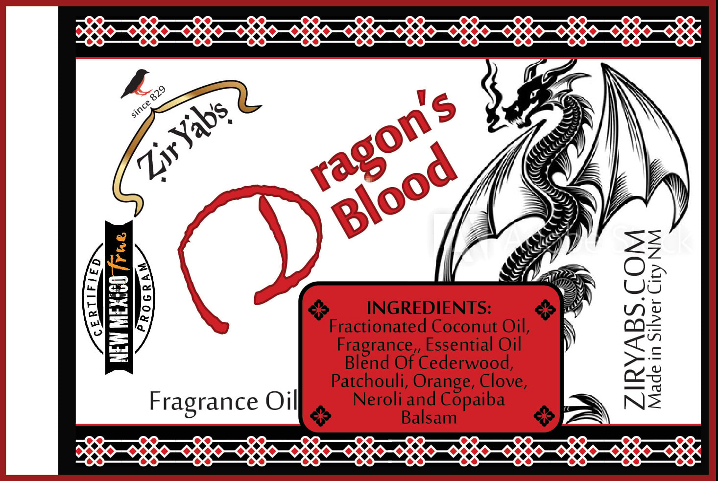 Magical Dragon's Blood FRAGRANCE OIL ROLL-ON with Essential Oils ...
