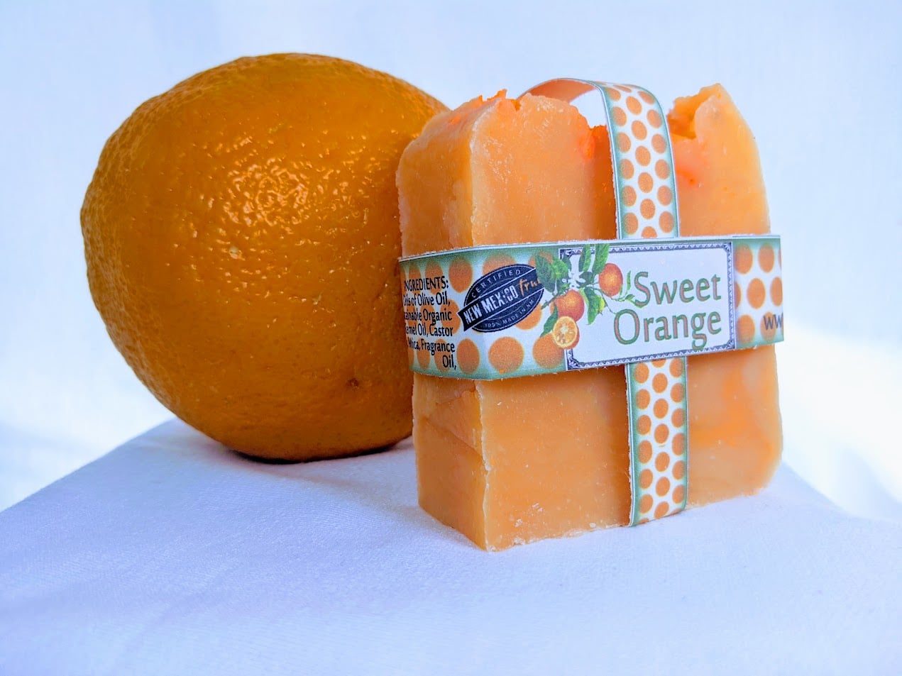 Sweet Orange Soap - Ziryabs Body Brew