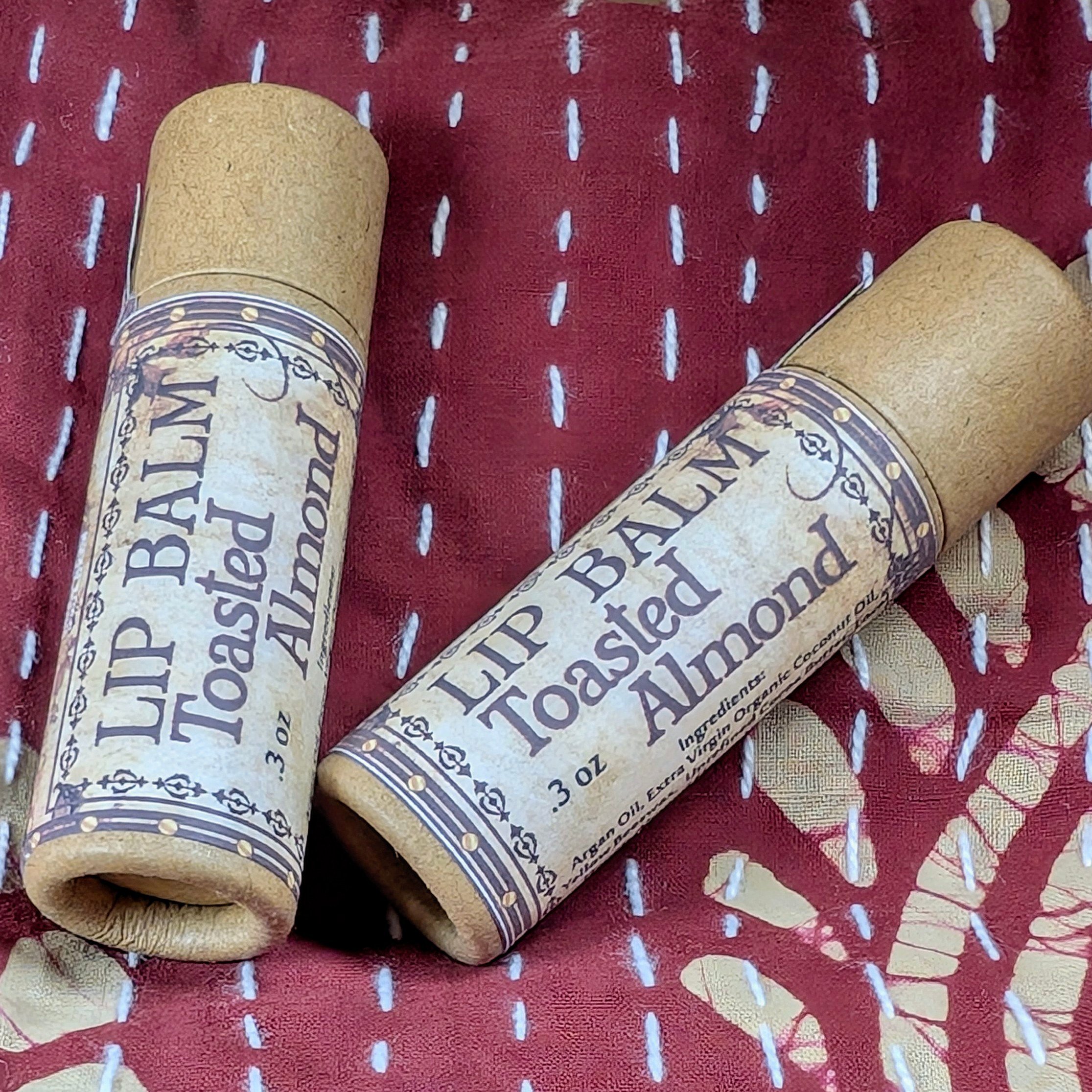 Toasted Almond LIP BALM in Sustainable Packaging - Nutty Comfort ...