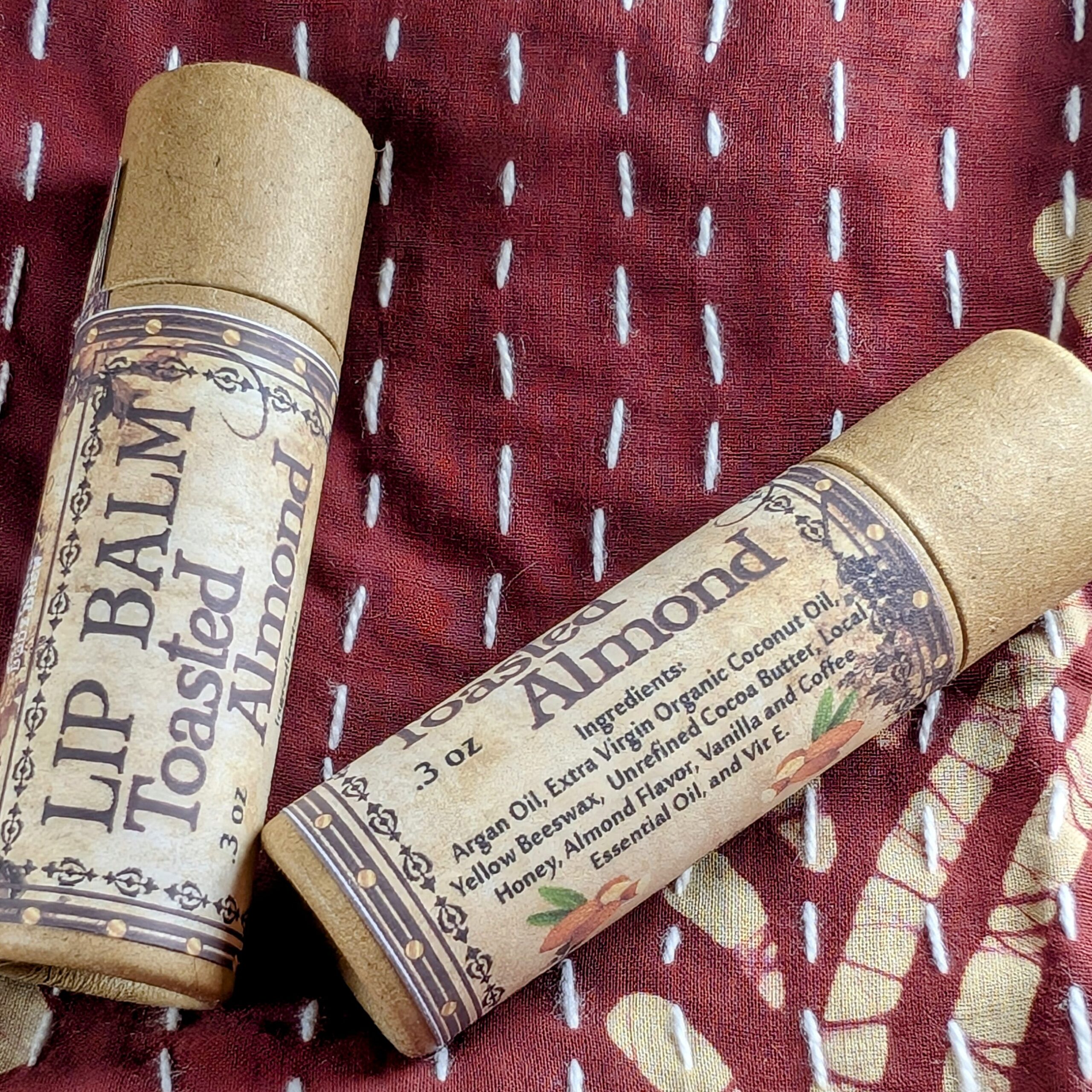 Toasted Almond LIP BALM in Sustainable Packaging - Nutty Comfort ...